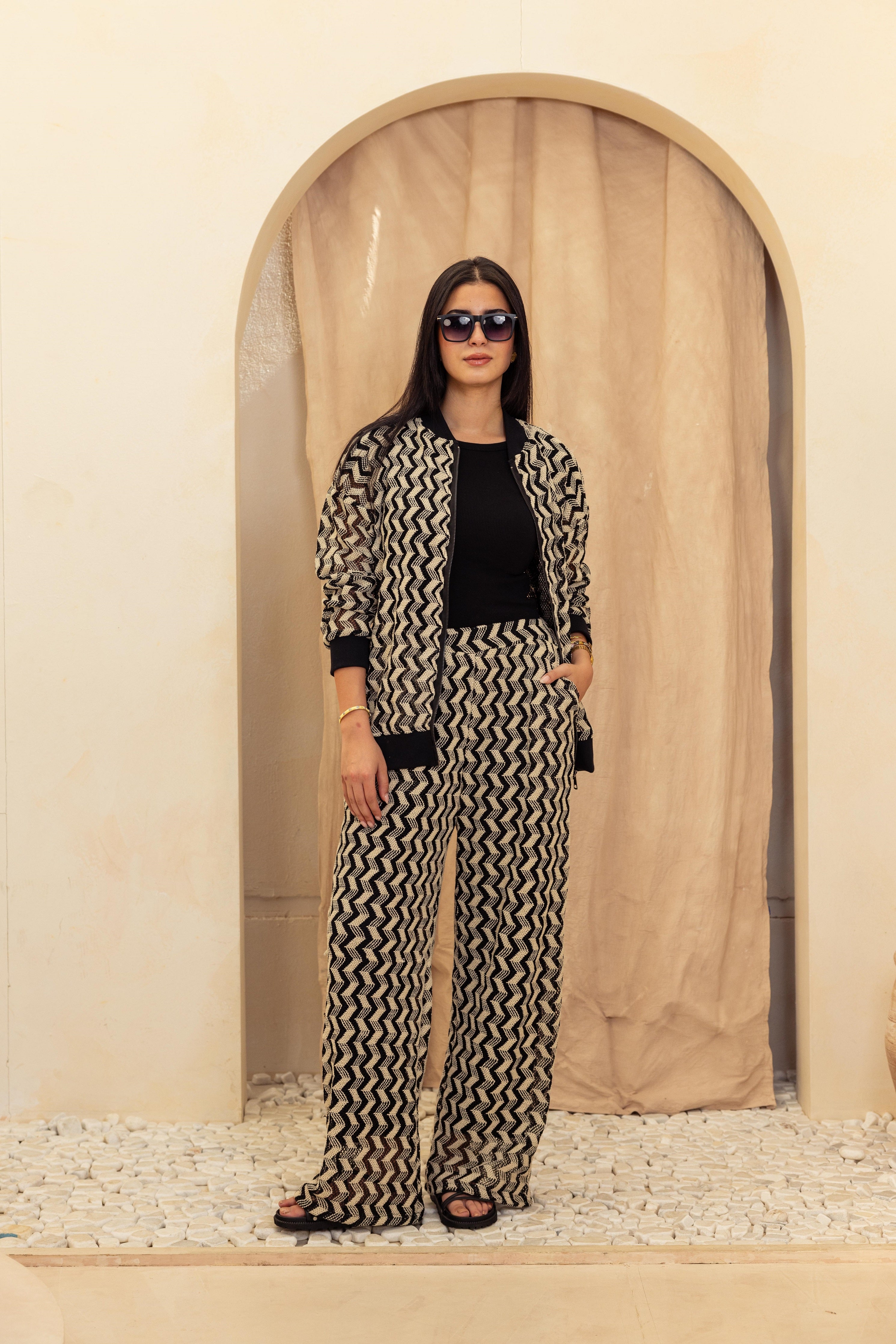 Knitted Black Set – chiffon_eg